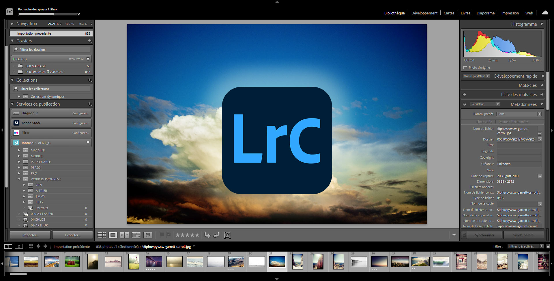 Plugin Lightroom Classic : gérez vos importations sur Joomeo depuis ...